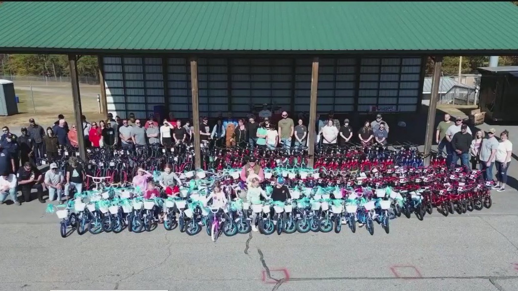 Coweta County bike drive meets goal after overnight wave of support | FOX 5 Atlanta