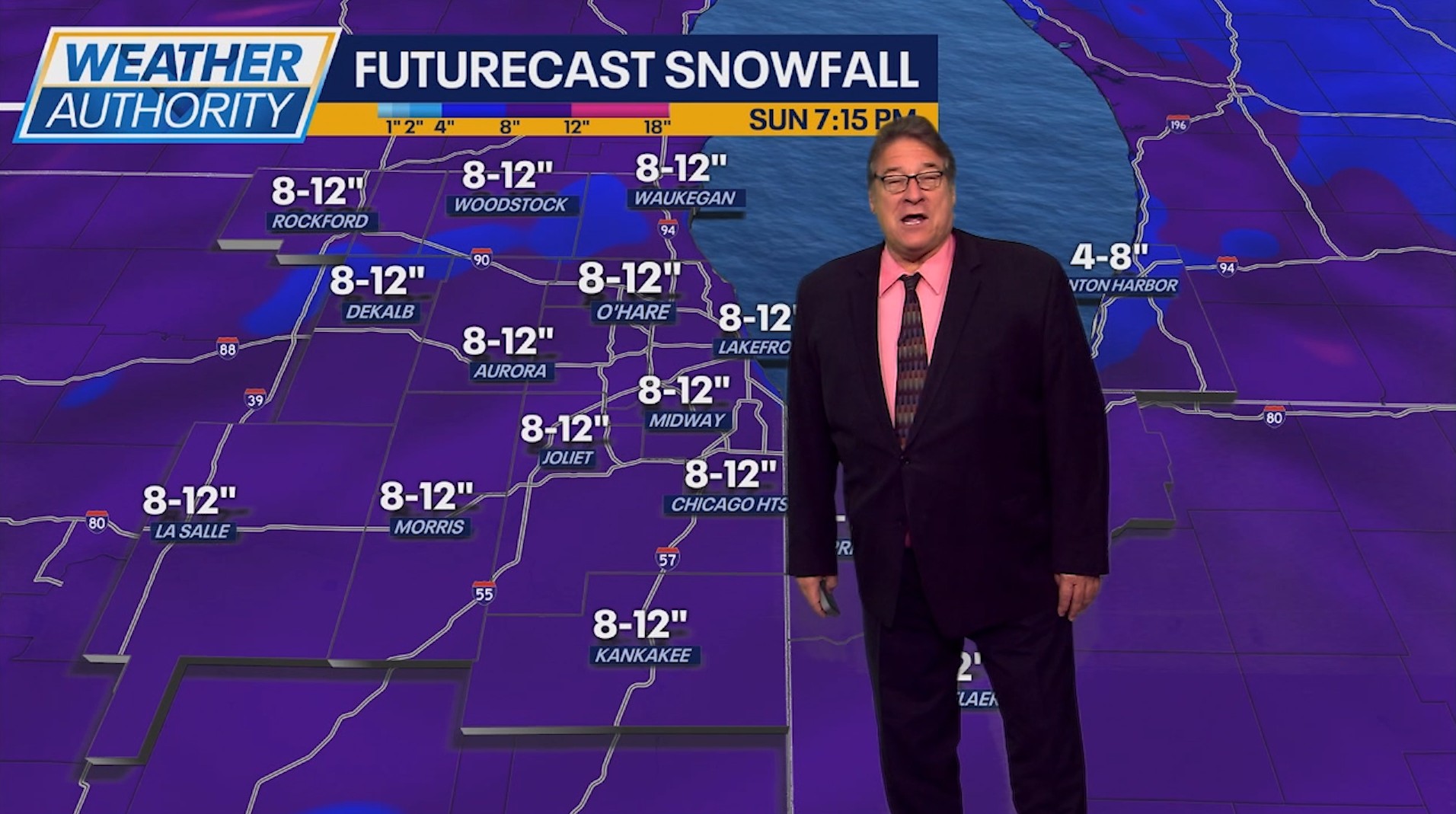 Chicago weather: Biggest snowfall in two years expected as Winter Storm Warning begins Saturday ...
