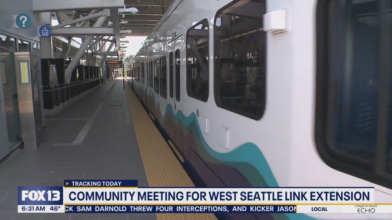 Community meeting for West Seattle link extension | FOX 13 Seattle